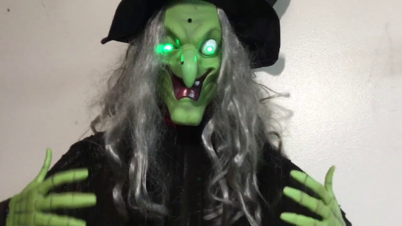 Gemmy Animated Shaking Spirits Witch (Reupload) - YouTube