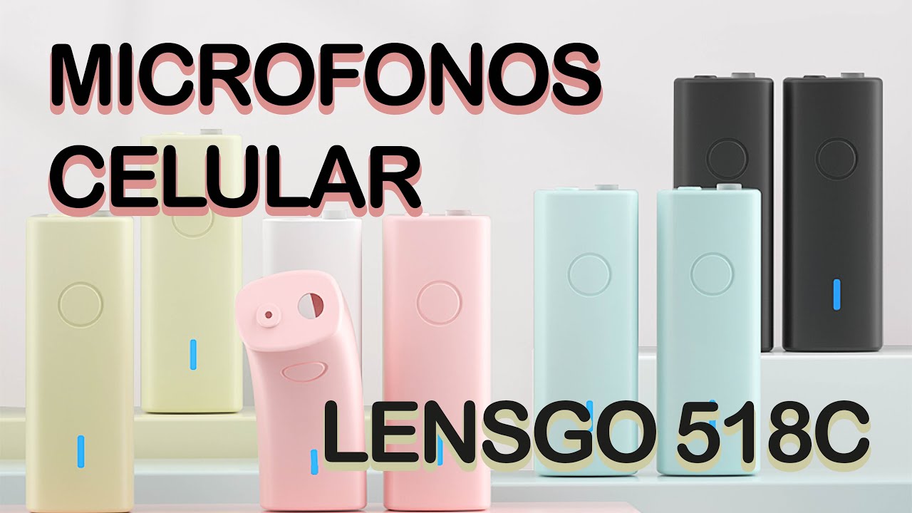 Micrófonos para celular LENSGO 518C | Unboxing - YouTube