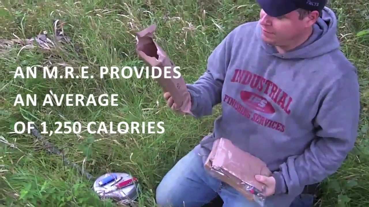 What is inside of an M.R.E. Meal? (Meals Ready to Eat) (HD) - YouTube