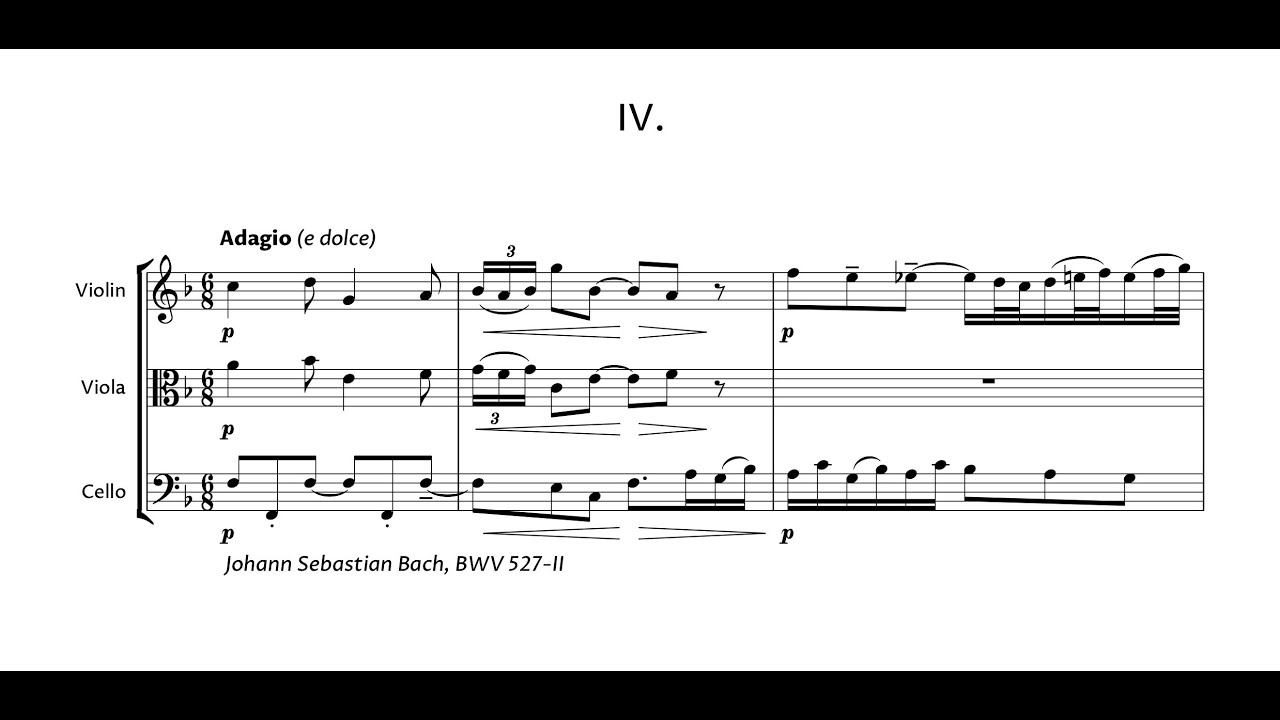Mozart Bach Prelude and Fugue IV from K404a (arranged for woodwind ...
