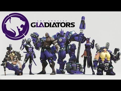 ALL LOS ANGELOS GLADIATOR OWL SKINS - YouTube