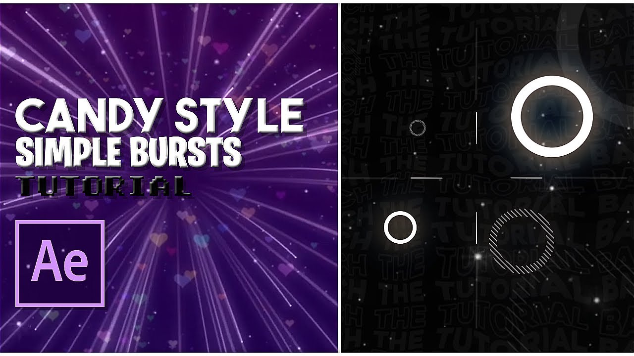 candy style bursts after effects tutorial! (part 1) - YouTube