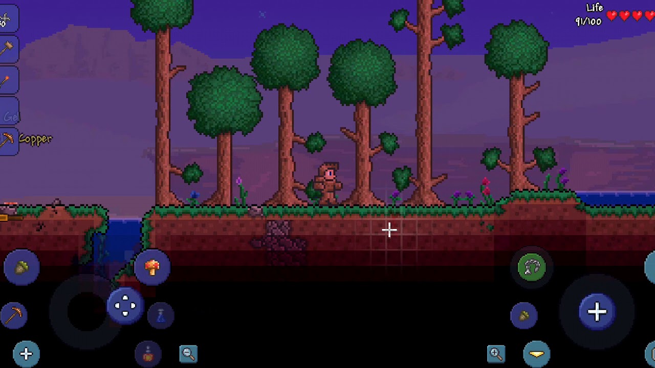 Terraria #1 - First Night - YouTube