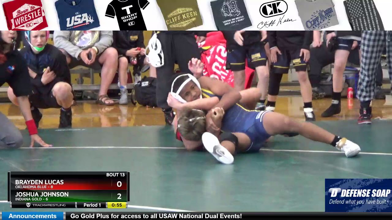 Mat 4 106 Brayden Lucas Oklahoma Blue Vs Joshua Johnson Indiana Gold ...