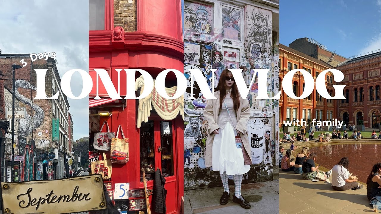 London Vlog (pt. 2)🇬🇧倫敦旅遊vlog💂🏼‍♂️👑city asmr🎡Birmingham | Notting Hill ...