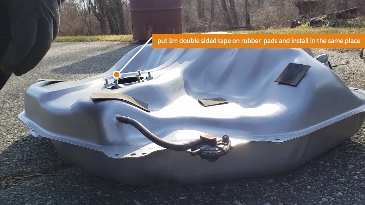 96 Integra 4DR Gas Tank Removal and install - YouTube