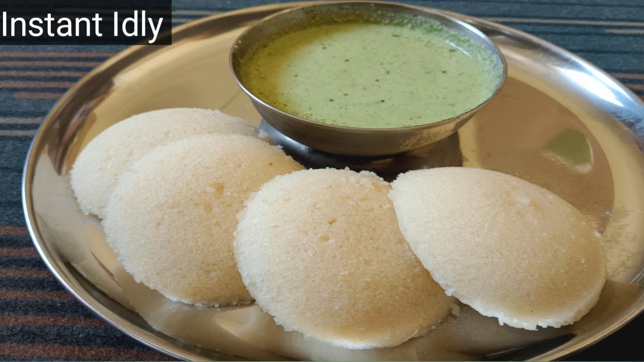 Instant idly recipe/ Breakfast recipe / 15mnts healthy breakfast - YouTube