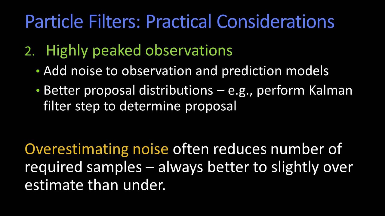 Particle Filters Practical Considerations - YouTube