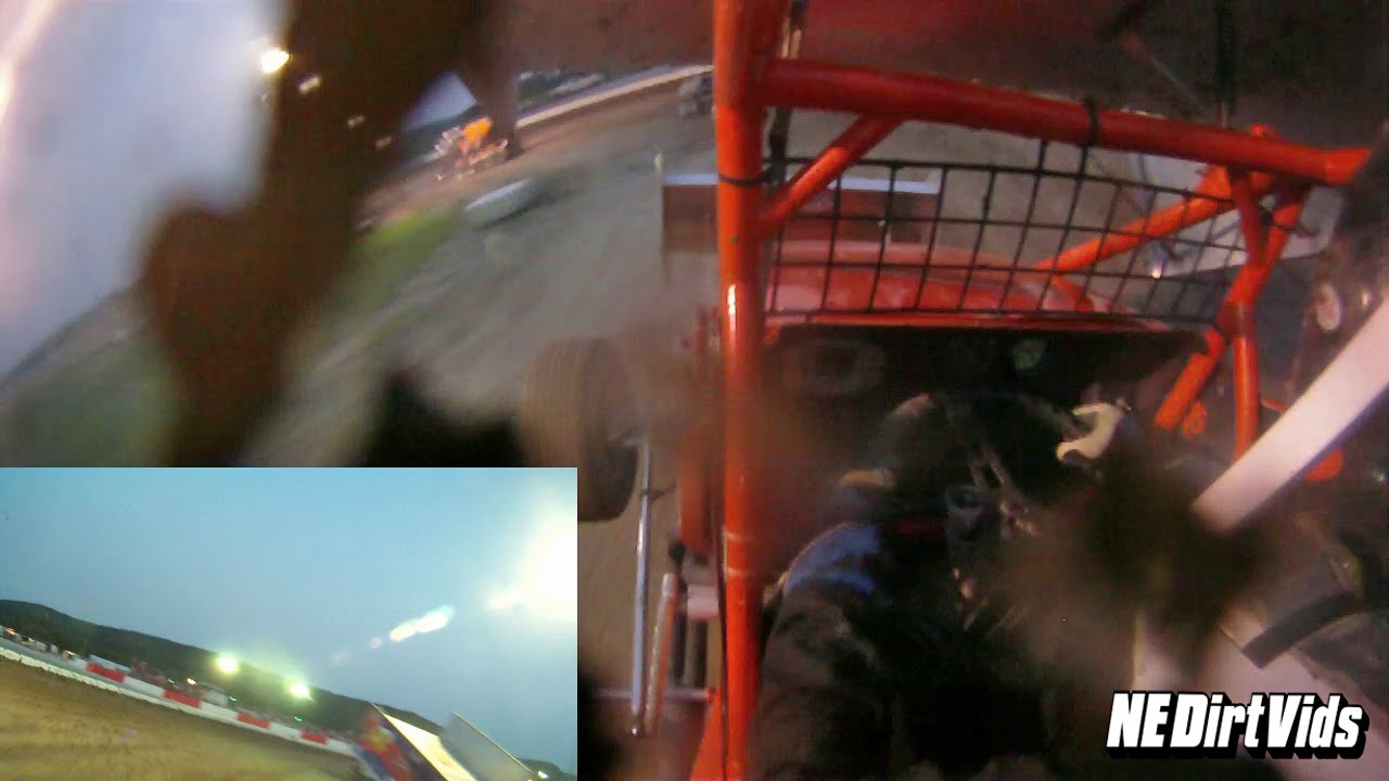 Dan Douville 7x In-Car SCoNE | Devil's Bowl Speedway July 5th, 2015 ...