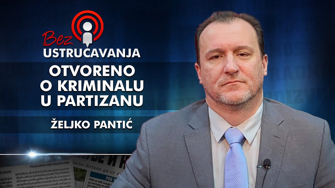 Željko Pantić otvoreno o kriminalu u Partizanu! - YouTube