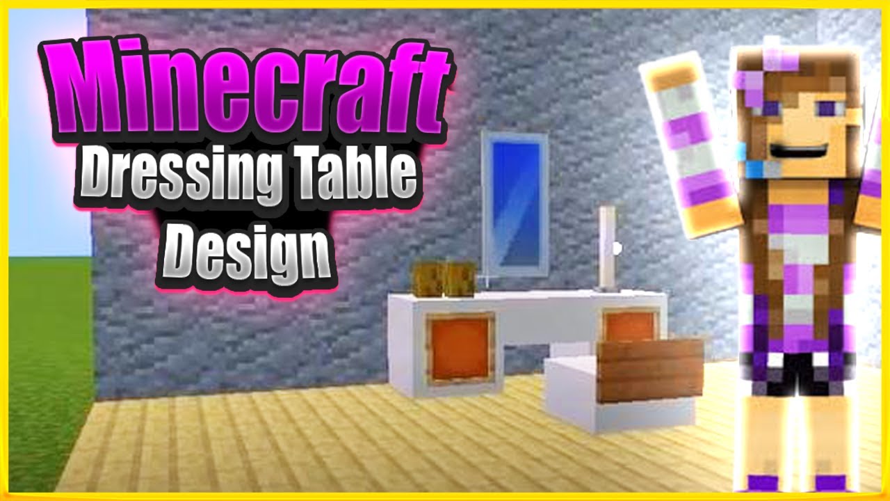How to Make DRESSING TABLE | MINECRAFT - YouTube