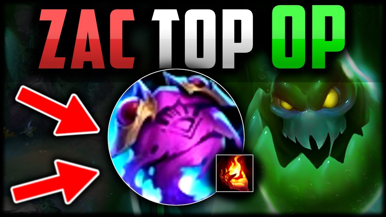 ZAC WAS MADE FOR TOP LANE! (BORK NERF ENJOYER) How to Play Zac top ...
