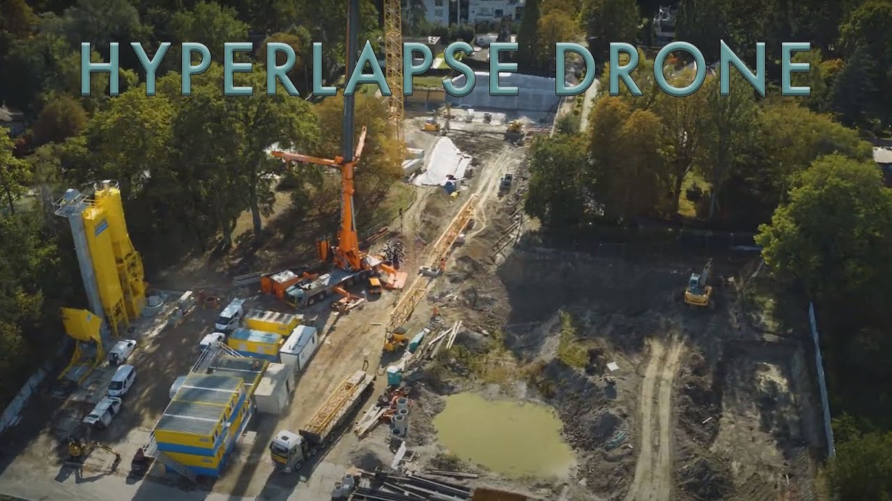 Suivi de Chantier en Accéléré: Hyperlapse Drone // Montage de Grue - YouTube