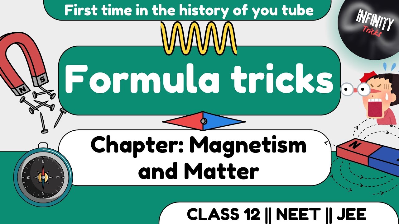 Magnetism and Matter || physics formula tricks || Class 12/NEET/JEE ...