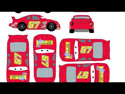 Cars 2004 Teaser Trailer Piston Cup Racers