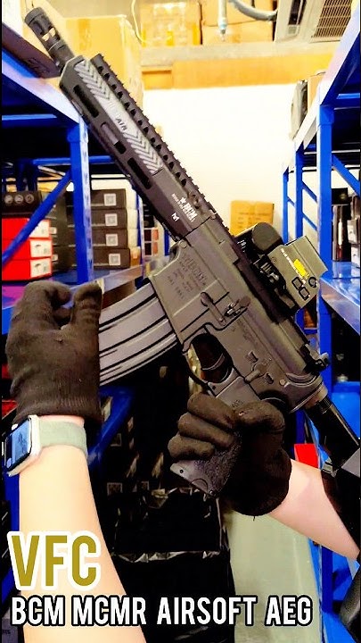 VFC BCM MCMR Airsoft AEG Rifle (SBR 8 inch) Build-in GATE ASTER - YouTube