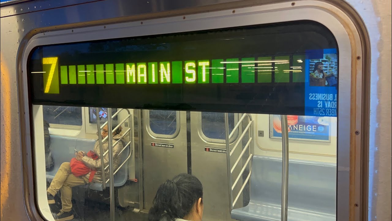 NYC IRT Route: R188 (7) Local Train Ride from 34th Street-Hudson Yards ...