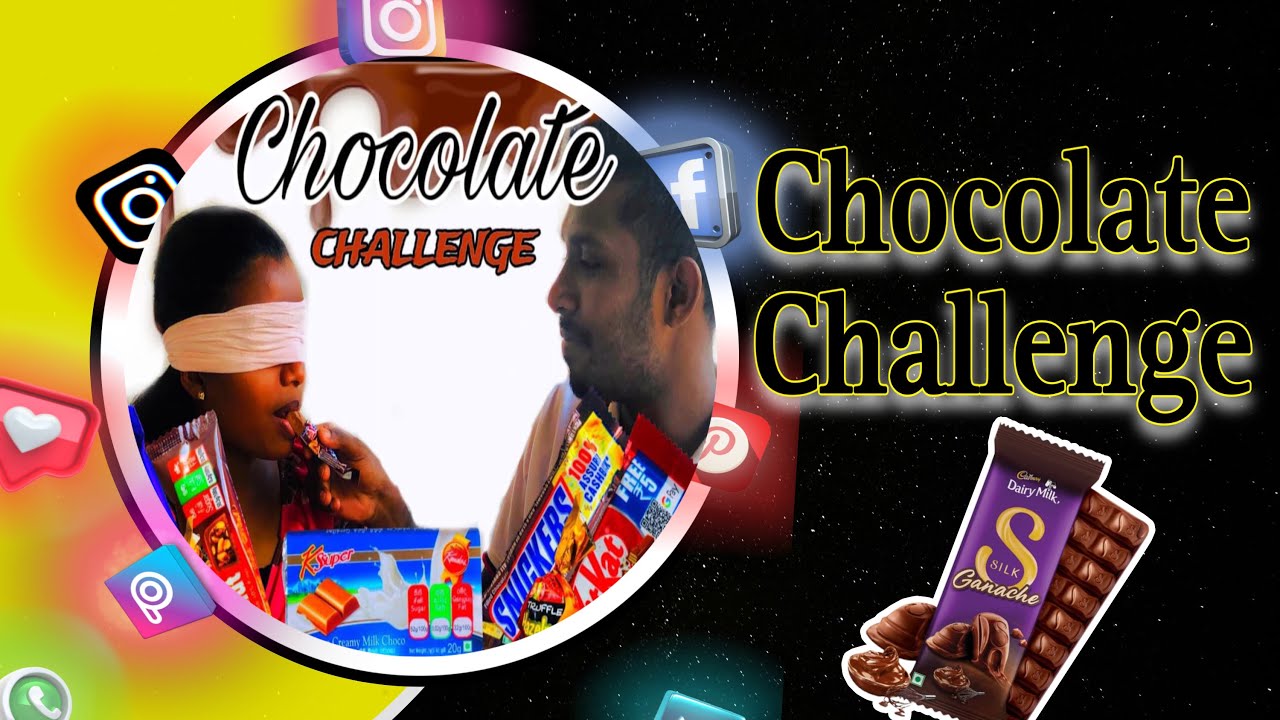 Vlog-10. Chocolate Challenge 🍫. Funny Game 🤣🍫 - YouTube