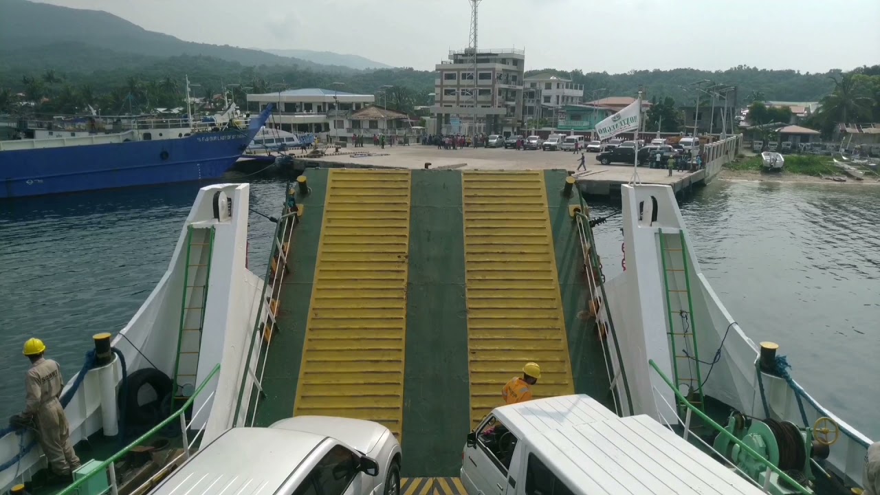 M/V Ma. Yasmina Docking @ Tilik Port, Lubang Island - YouTube