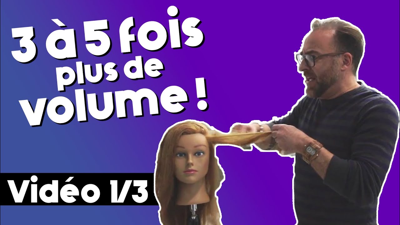 Comment donner beaucoup de volume aux cheveux: vidéo 1 de 3 - YouTube