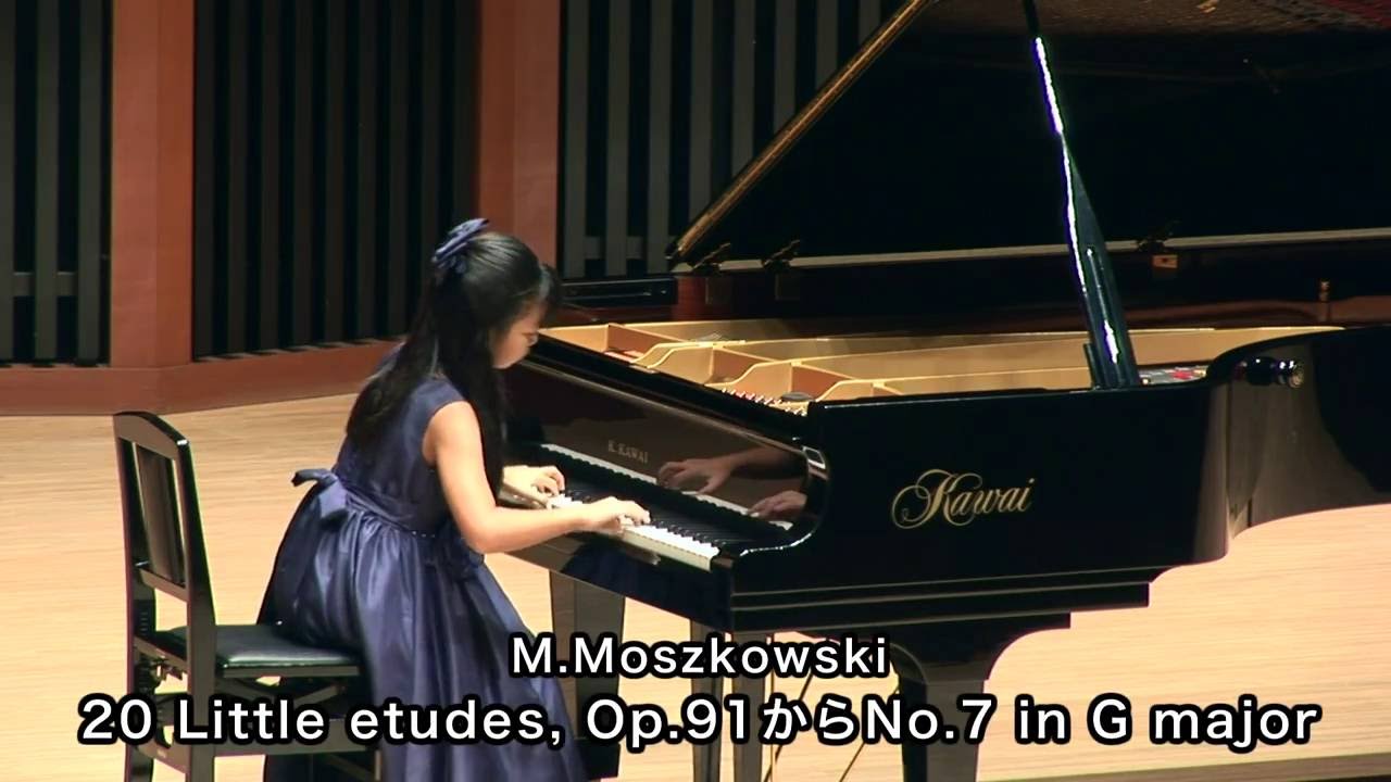 M.Moszkowski：20 Little etudes, Op.91No.7 in G major - YouTube
