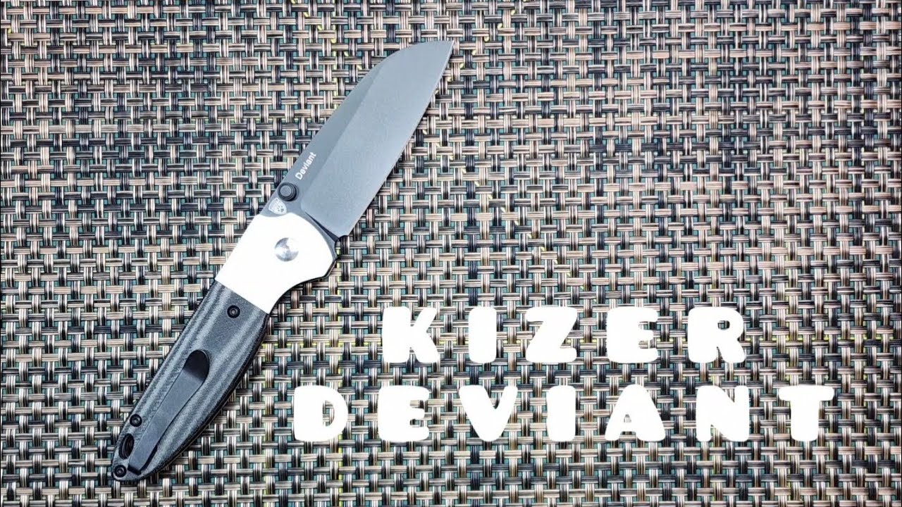 KIZER DEVIANT M390 MICARTA G10, Action so smooth you could put it on ...
