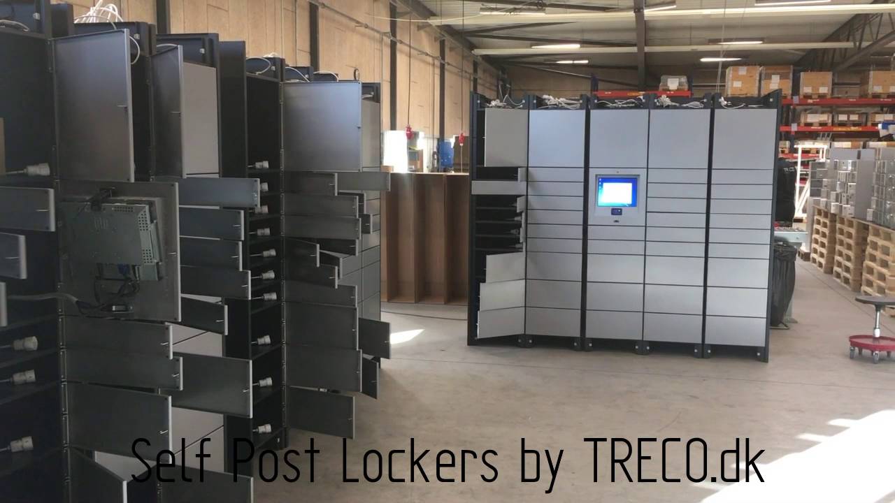 Self post lockers by TRECO - YouTube