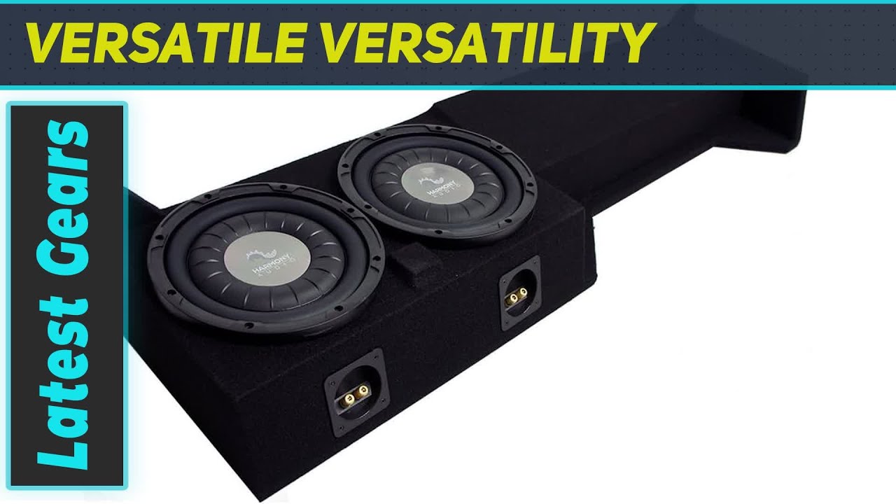 Harmony Audio F104 Dual 10" Sub Box Enclosure for Nissan Frontier Crew ...