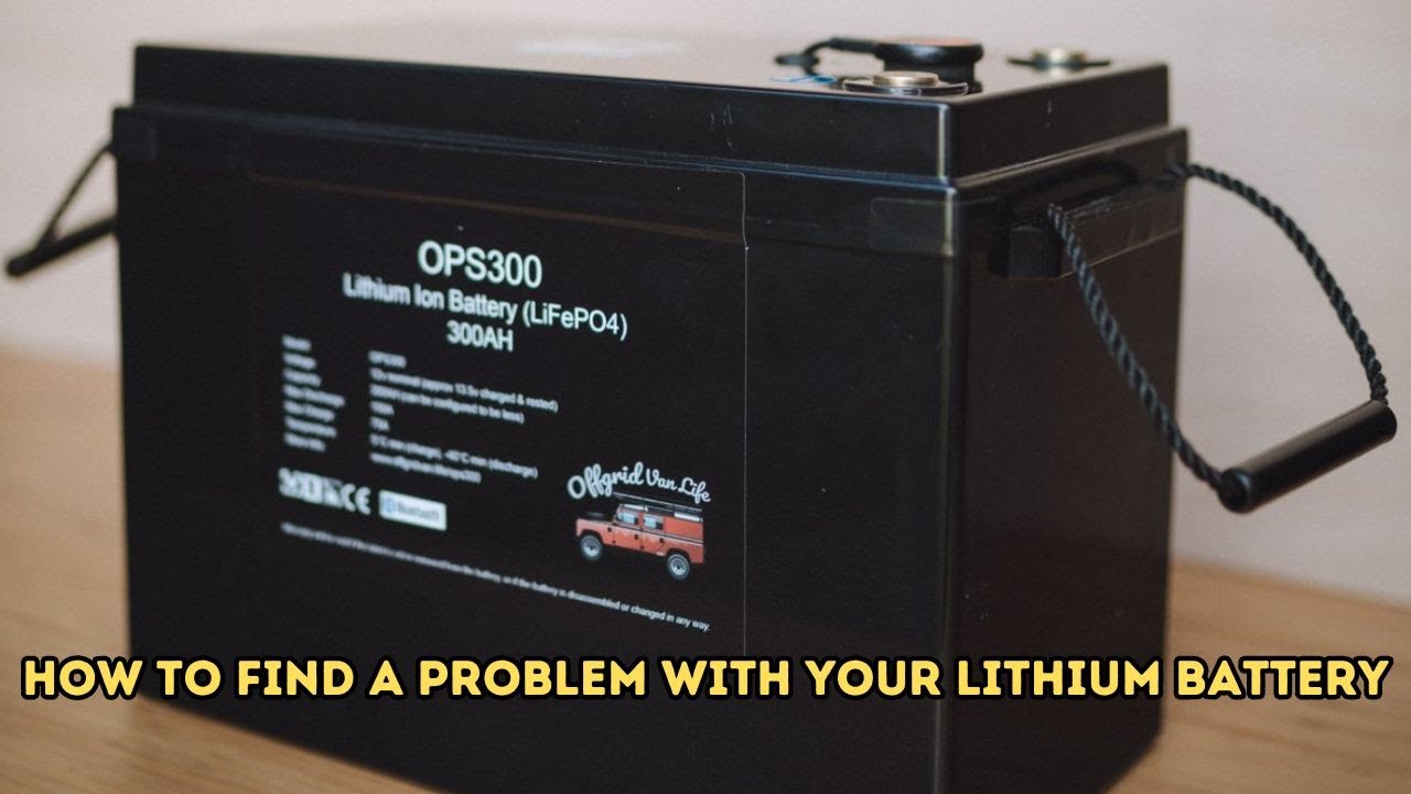 How to find a problem with your lithium battery - YouTube