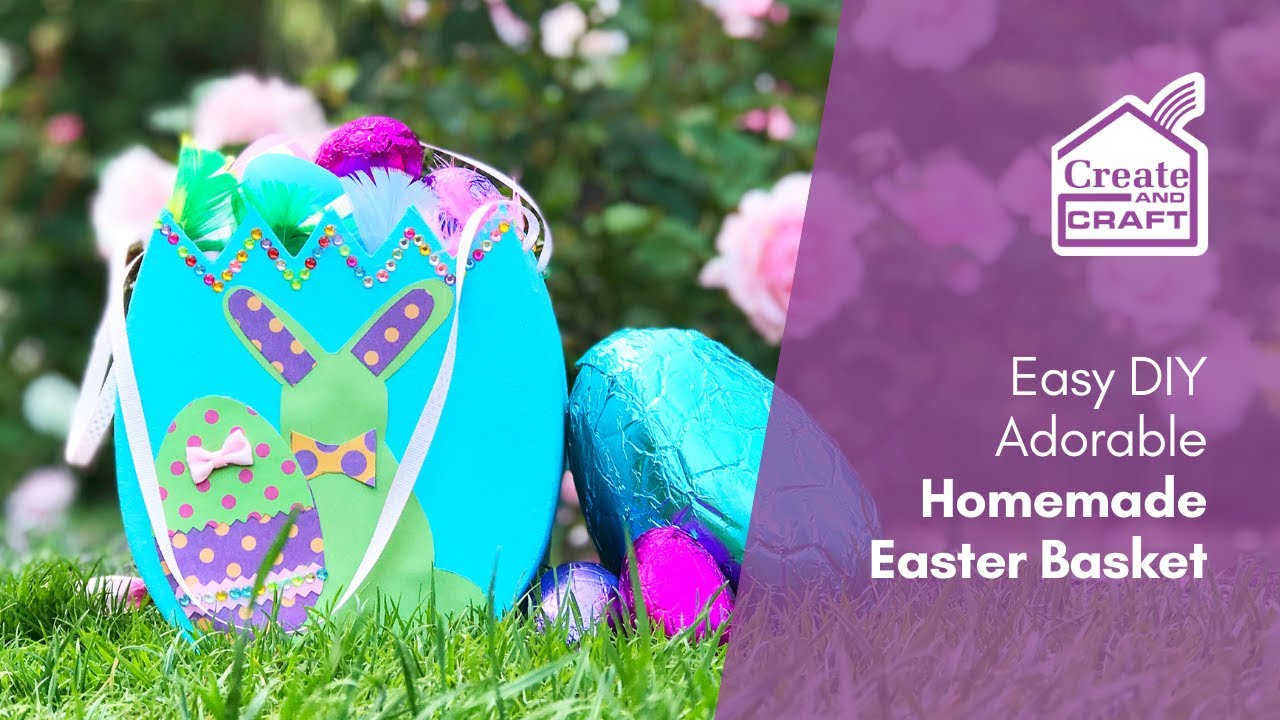 DIY Easter Egg Hunt Basket | Easter Crafts | Create and Craft - YouTube