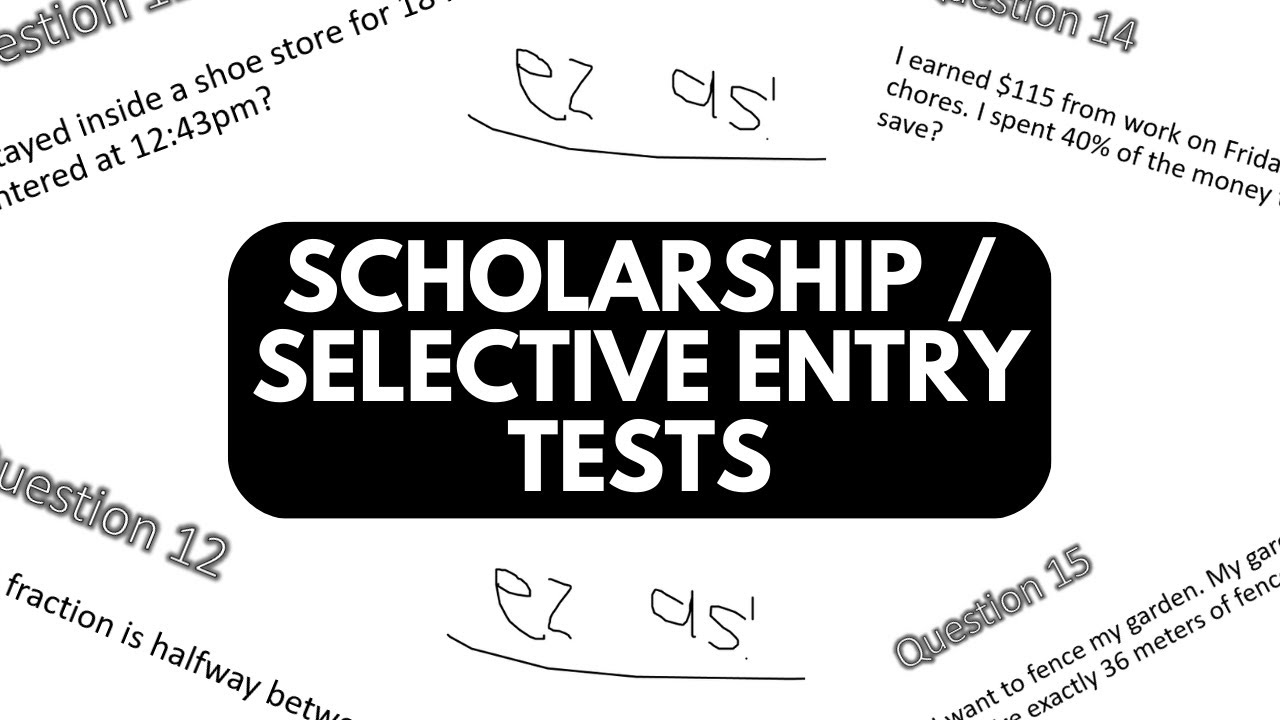 Scholarship/Selective Entry Tests - numerical reasoning sample ...