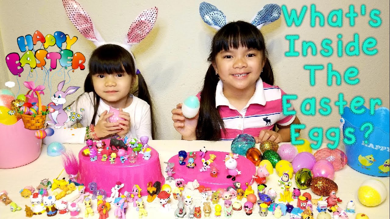 What's Inside The Easter Eggs? #easterEggs - YouTube