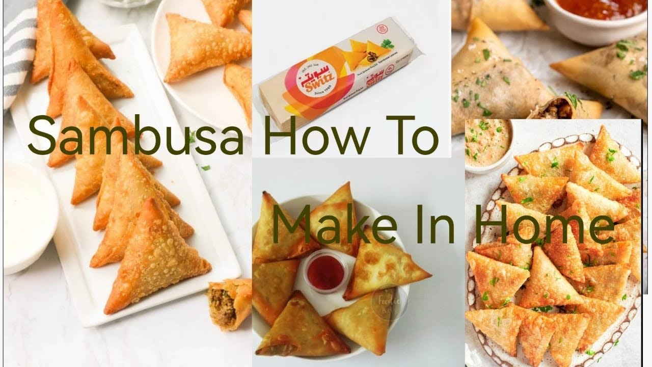 Sambusa How To Make In Home # home made # sambusa - YouTube