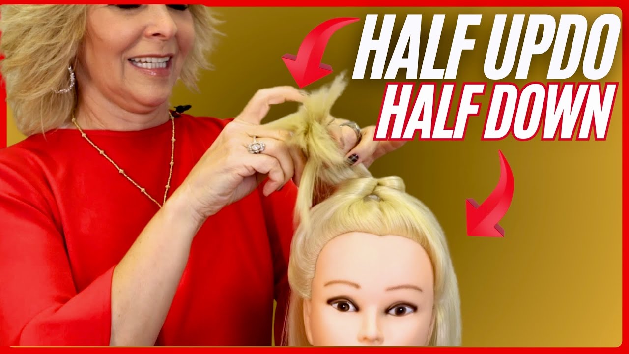 COACH KIMMY'S Amazing Half Up Half Down Hairstyle Trick! - YouTube