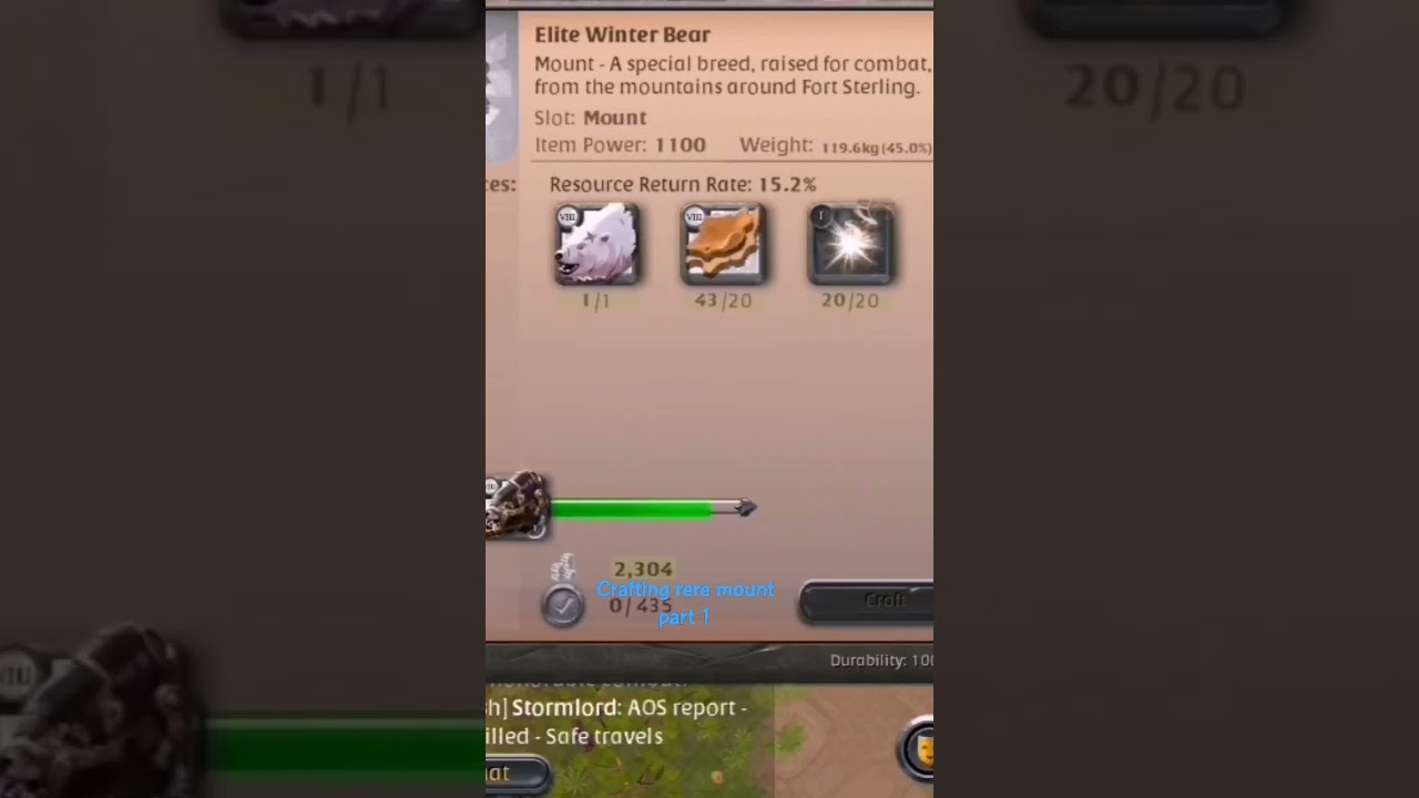 albion online mount crafting - YouTube