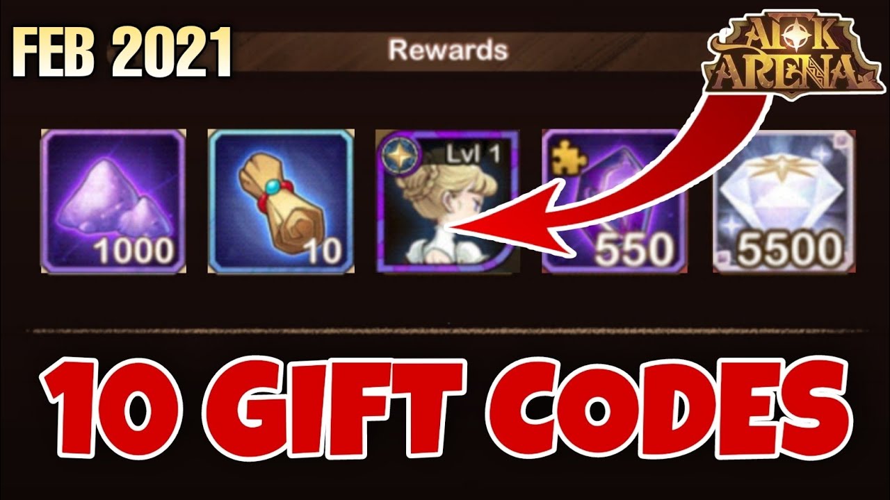10 NEW GIFT CODES | AFK Arena Redemption Codes February 2021 - YouTube