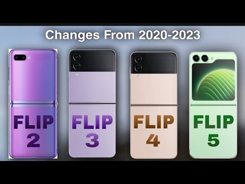 Samsung Galaxy ZFlip 2 | ZFlip 3 | ZFlip 4 & ZFlip 5 Changes From 2020 ...