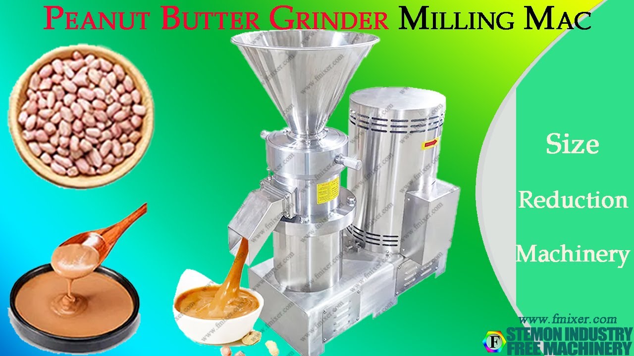 Peanut butter making machine┃Colloid Grinder mill size reduction ...