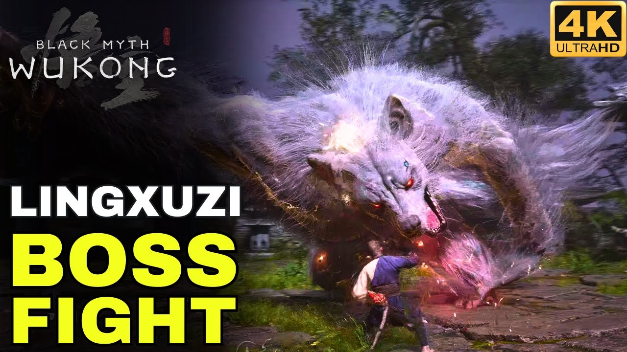 BLACK MYTH WUKONG PS5 Gameplay - Lingxuzi Boss Fight [4K 60FPS] - YouTube