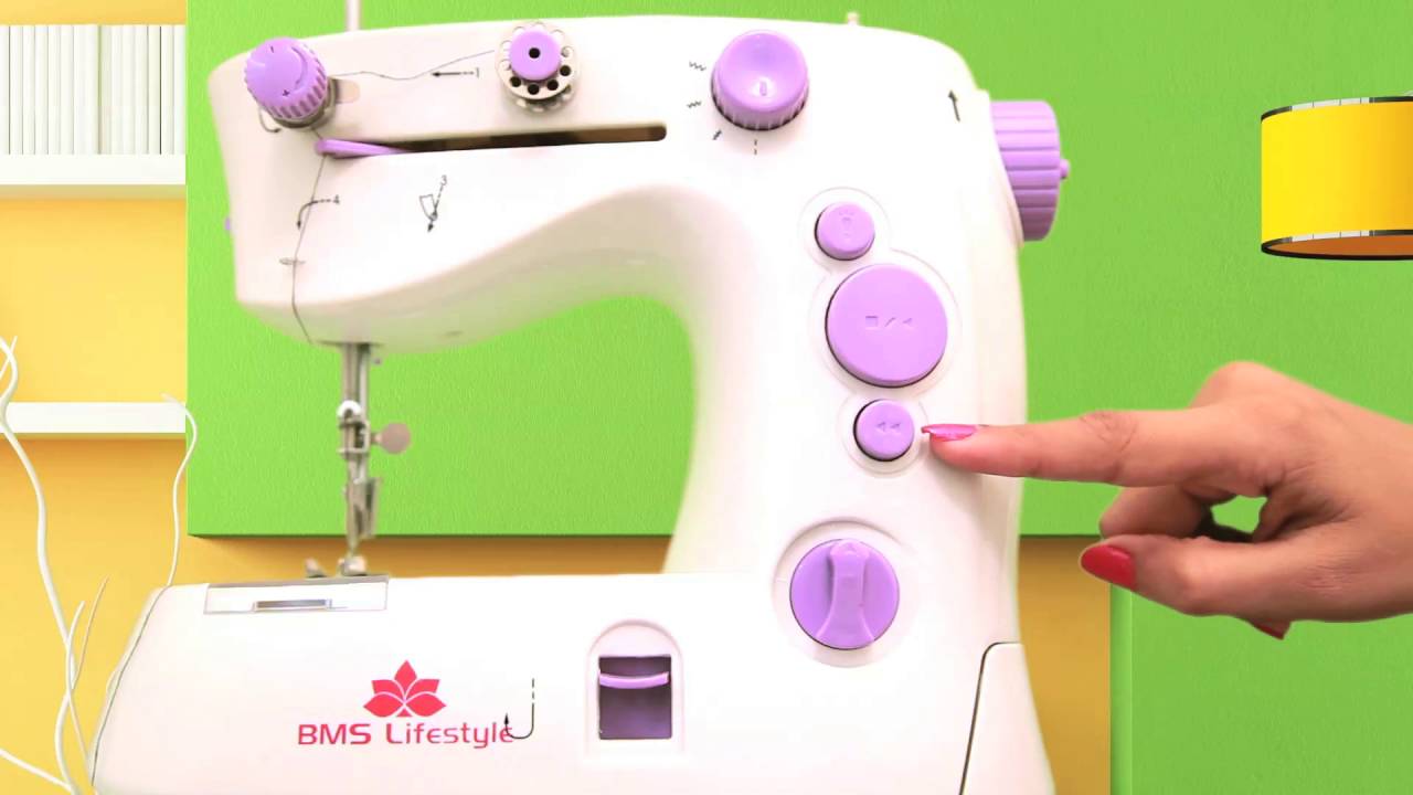 BMS Lifestyle 4 in 1 small sewing machine Full Demo (English) - YouTube