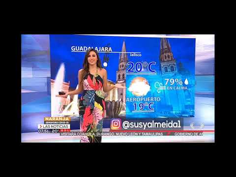 Susana Almeida sexy clima Guadalajara 26 08 20