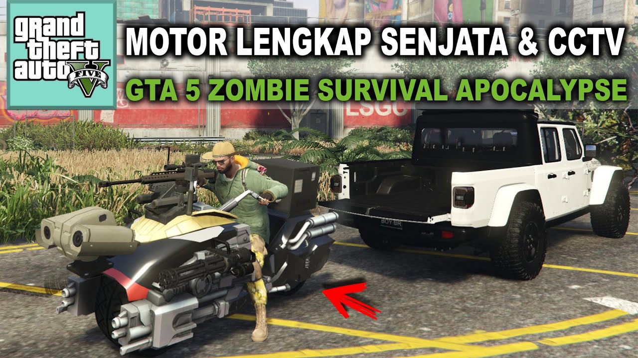 Lokasi Paling Horor Di Map GTA - GTA 5 Zombie Survival Apocalypse #10 ...