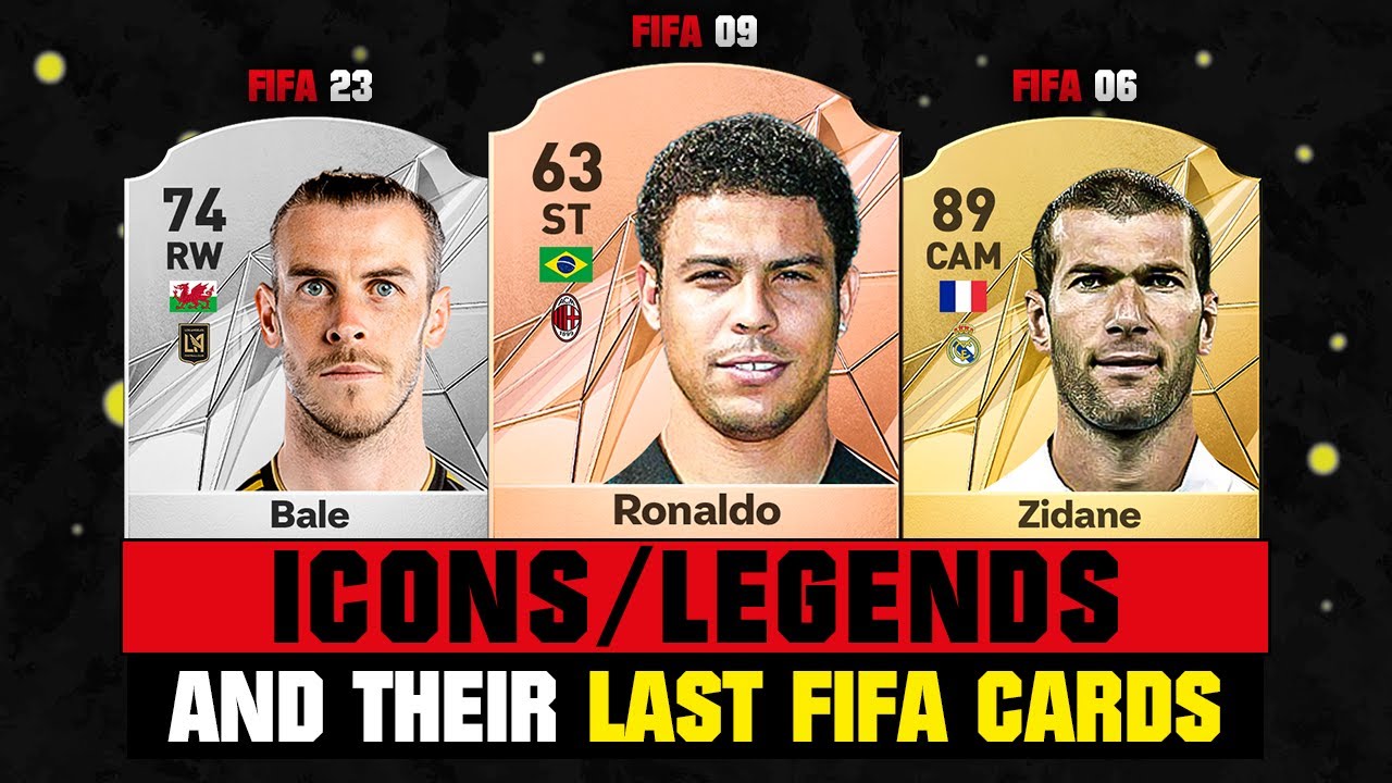FIFA 25 | ICONS and their LAST FIFA CARDS! 😔💔 ft. Ronaldo, Bale, Zidane ...