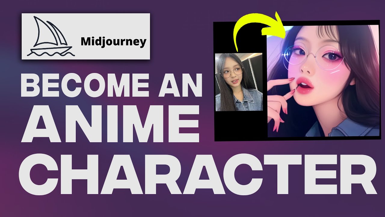 How To Make Yourself Anime Character In Midjourney - YouTube