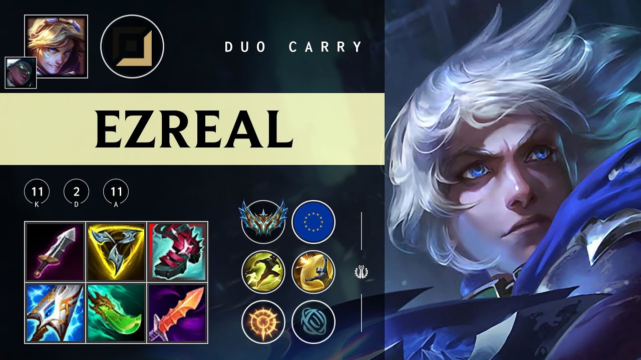 Ezreal ADC vs Miss Fortune - EUW Challenger Patch 25.24 - YouTube