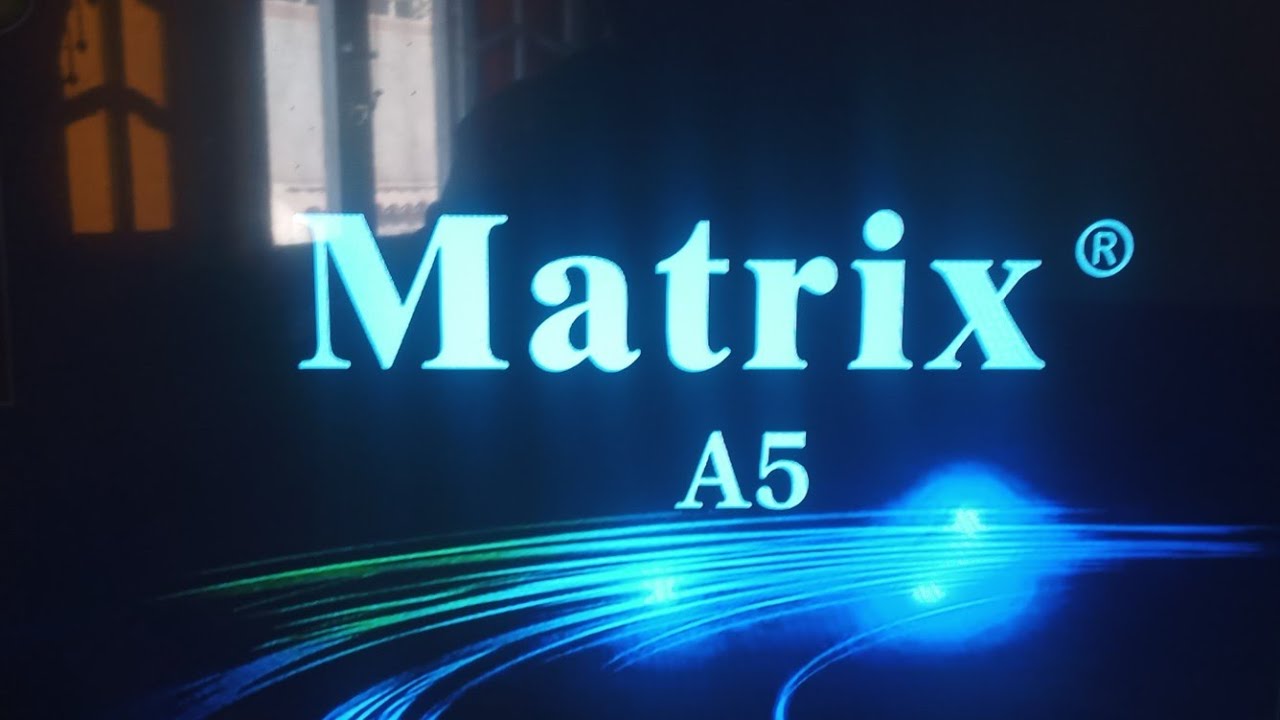 شرح طريقه تحديث رسيفر Matrix A5 - YouTube