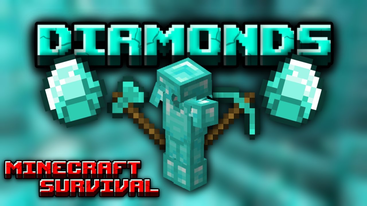 Getting And Enchanting DIAMOND Gear (Mnecraft Survival-Pt4) - YouTube
