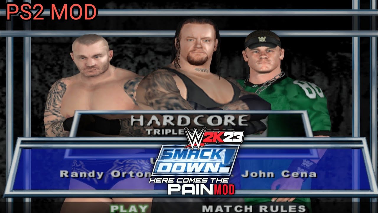 Smackdown Here Comes The pain 2k23 PS2 mod | hctp mod | hctp ultimate ...