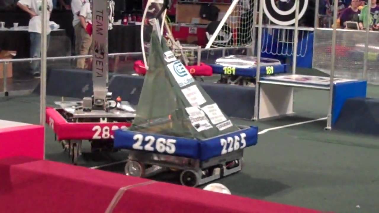 2010 NYC FIRST Robotics Competition - Saturday Afternoon Match - YouTube
