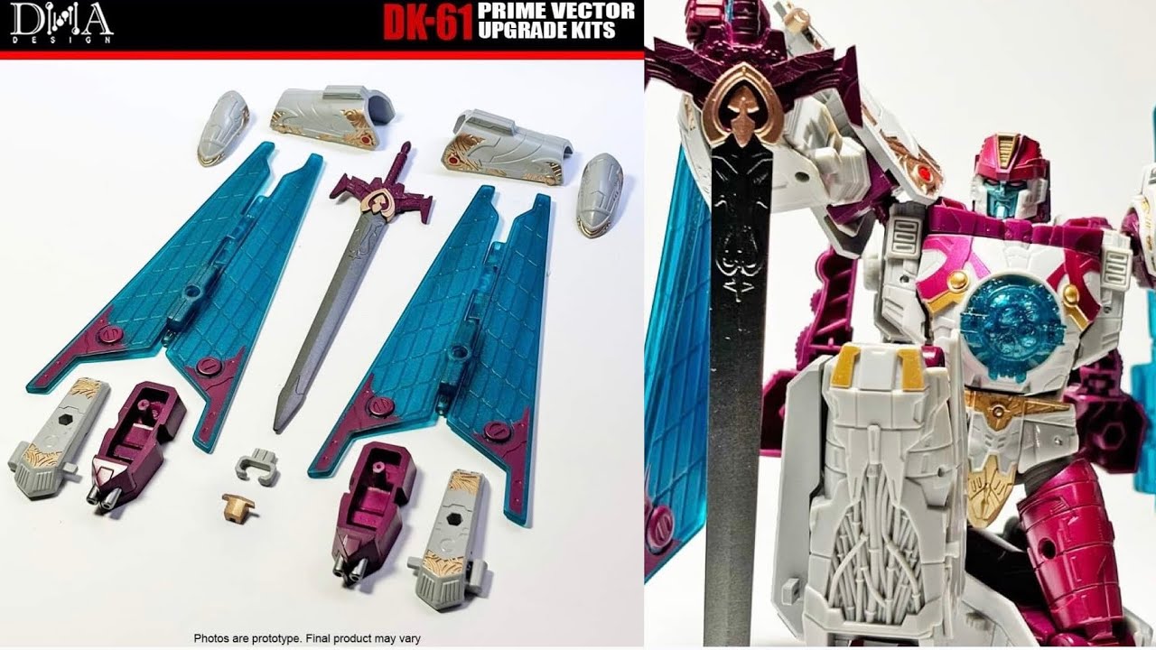 New Transformers DNA Design Vector Prime action figure upgrade kits ...